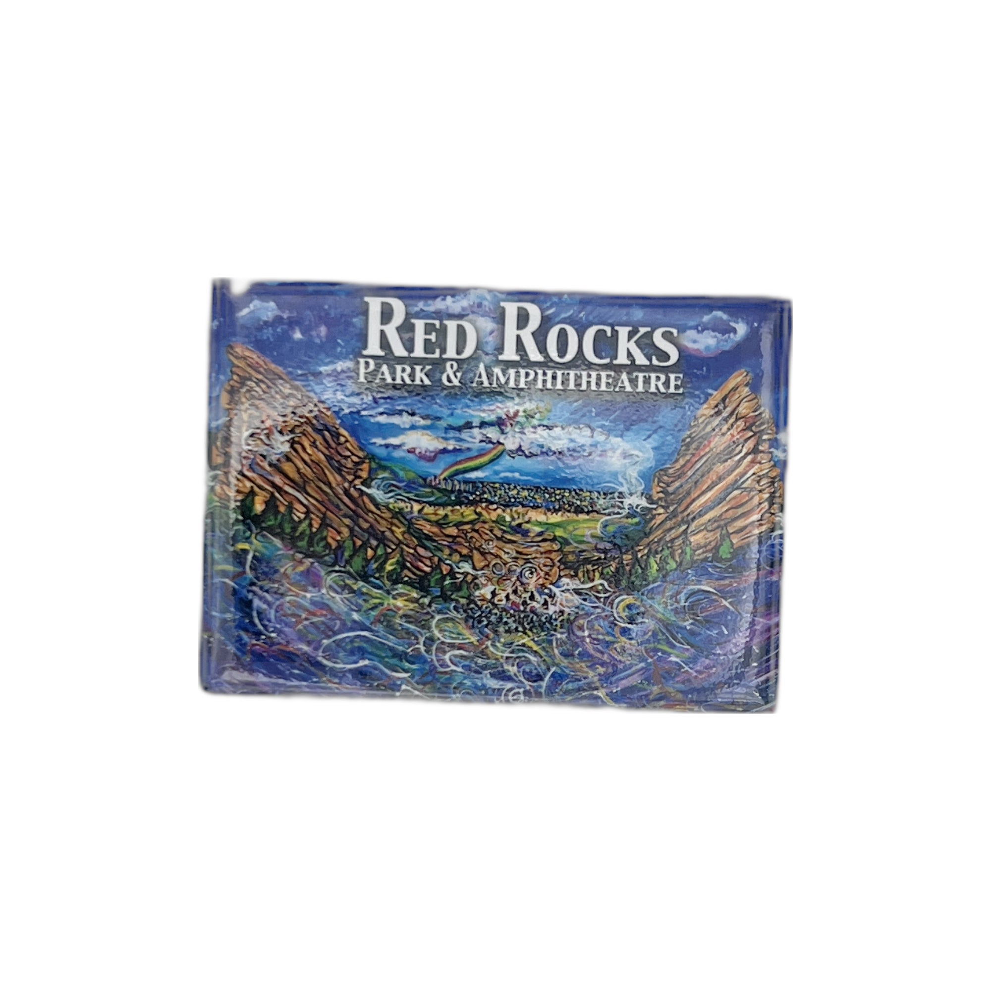 Red Rocks Rainbow Magnet | Red Rocks Is My Happy Place
