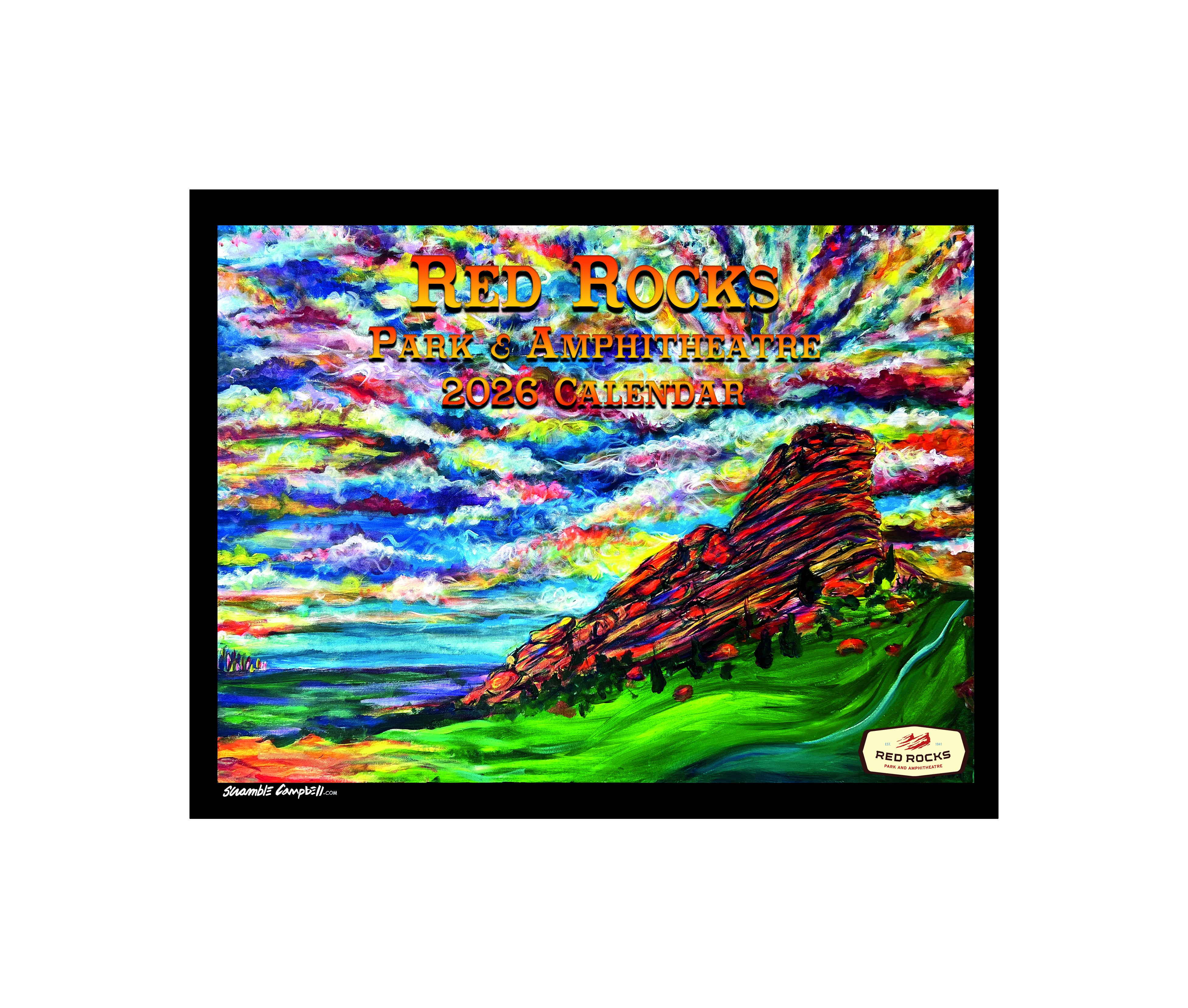 Red Rocks Calendar 2026 | Red Rocks Is My Happy Place