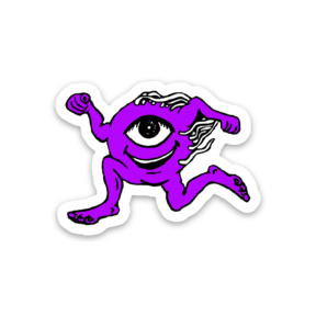 Scramble Running Eyeball Sticker | Red Rocks Is My Happy Place